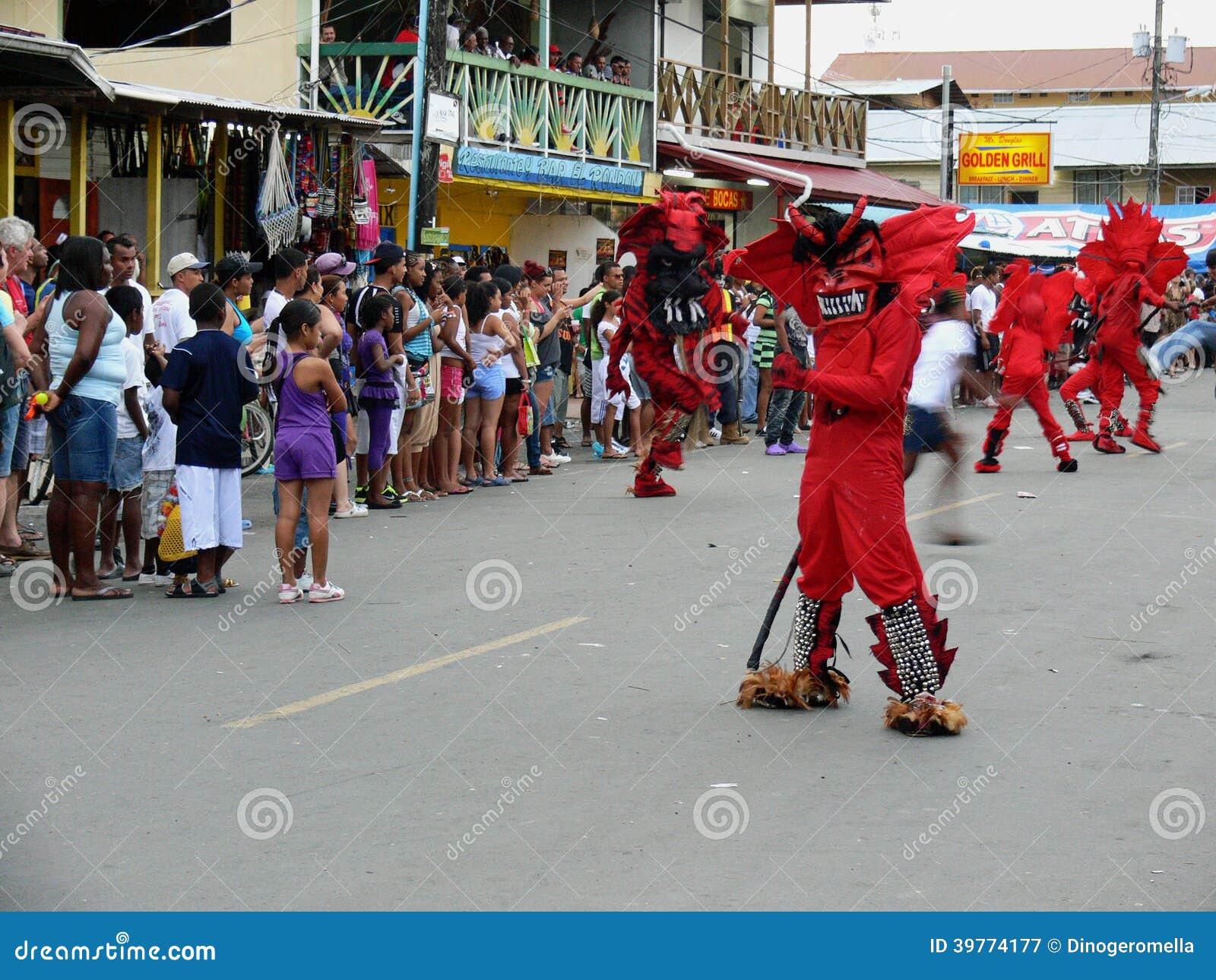 Carnival Devils in Bocas Del Toro Editorial Photography - Image of ...