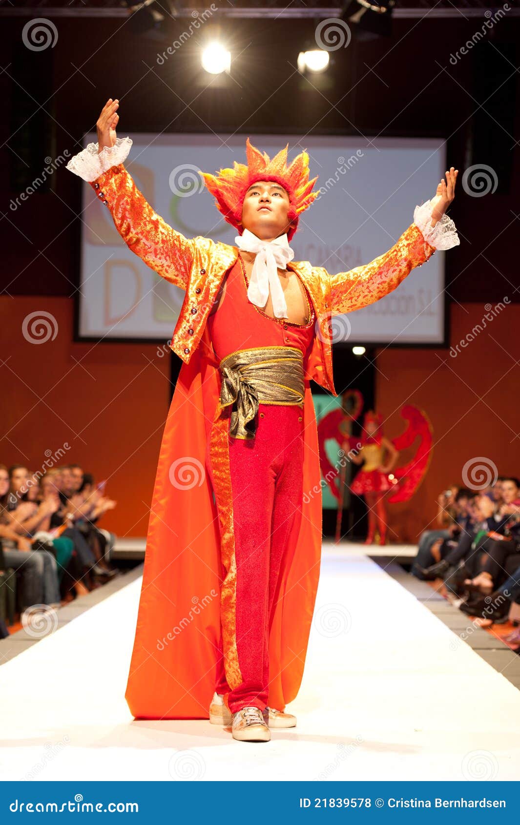 Carnival Fashion Week editorial stock photo. Image of pretty - 21839578
