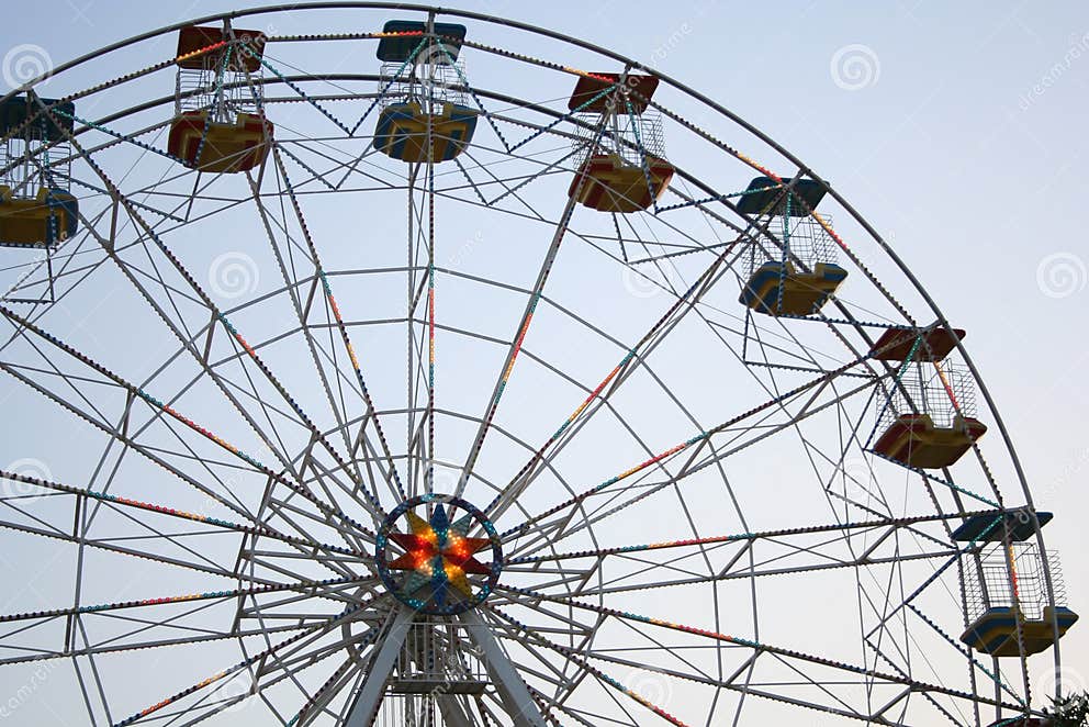 Carnival ferris wheel stock photo. Image of gondolas, children - 870068