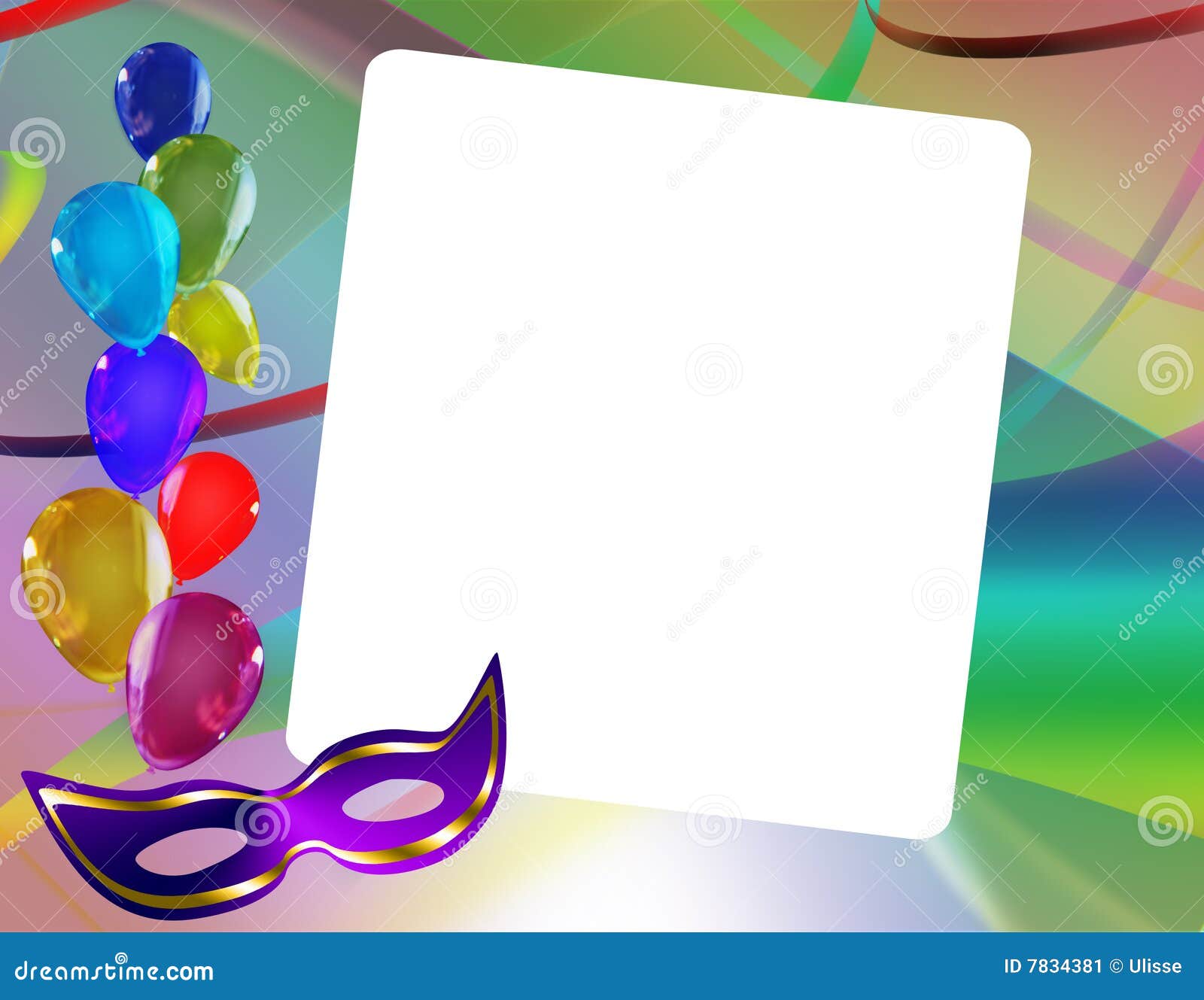 Carnival frame stock illustration. Illustration of show - 7834381