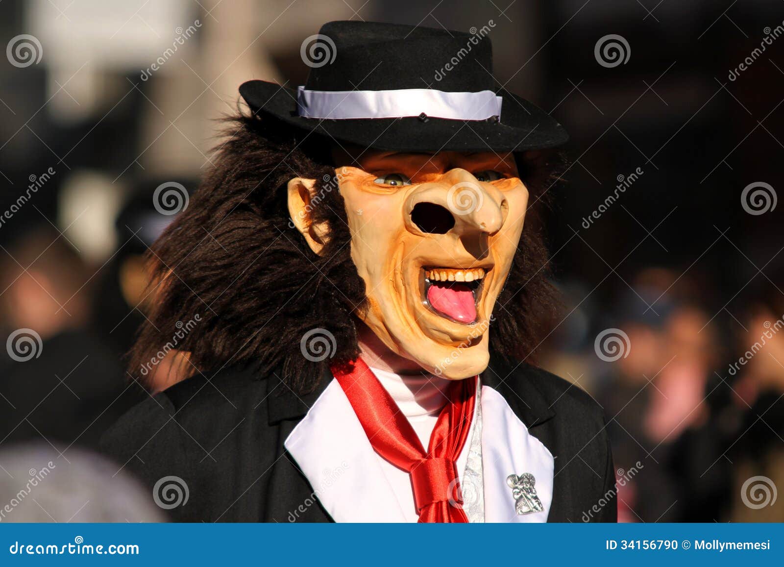 Carnival Gangsta stock photo. Image of ganster, neckerchief - 34156790
