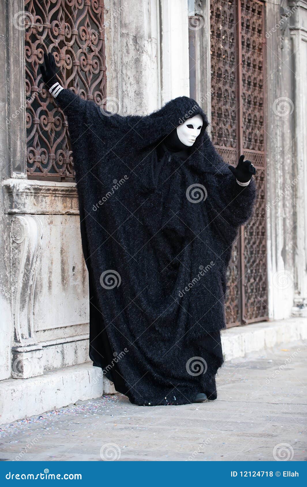 Carnival ghost stock photo. Image of sepia, hide, artistic - 12124718