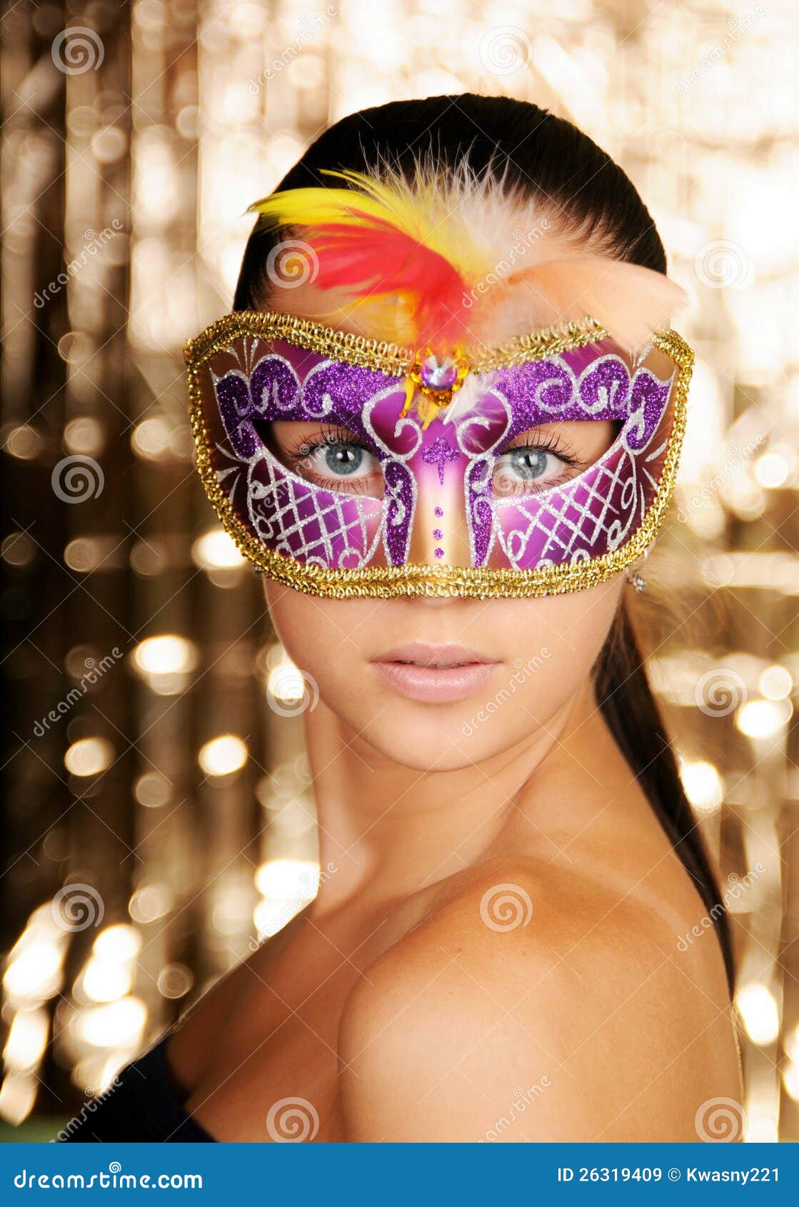 Carnival girl stock image. Image of design, fashion, celebration - 26319409