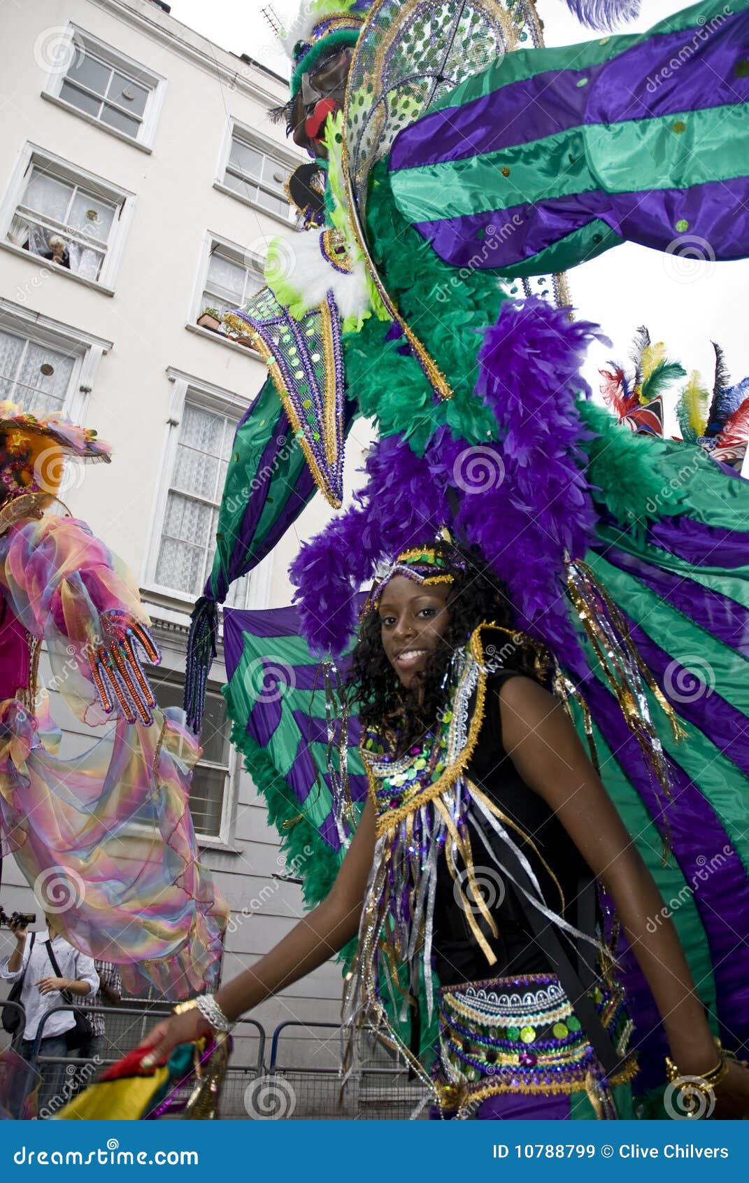 A Carnival Goer at Notting Hill Carnival Editorial Stock Image - Image ...