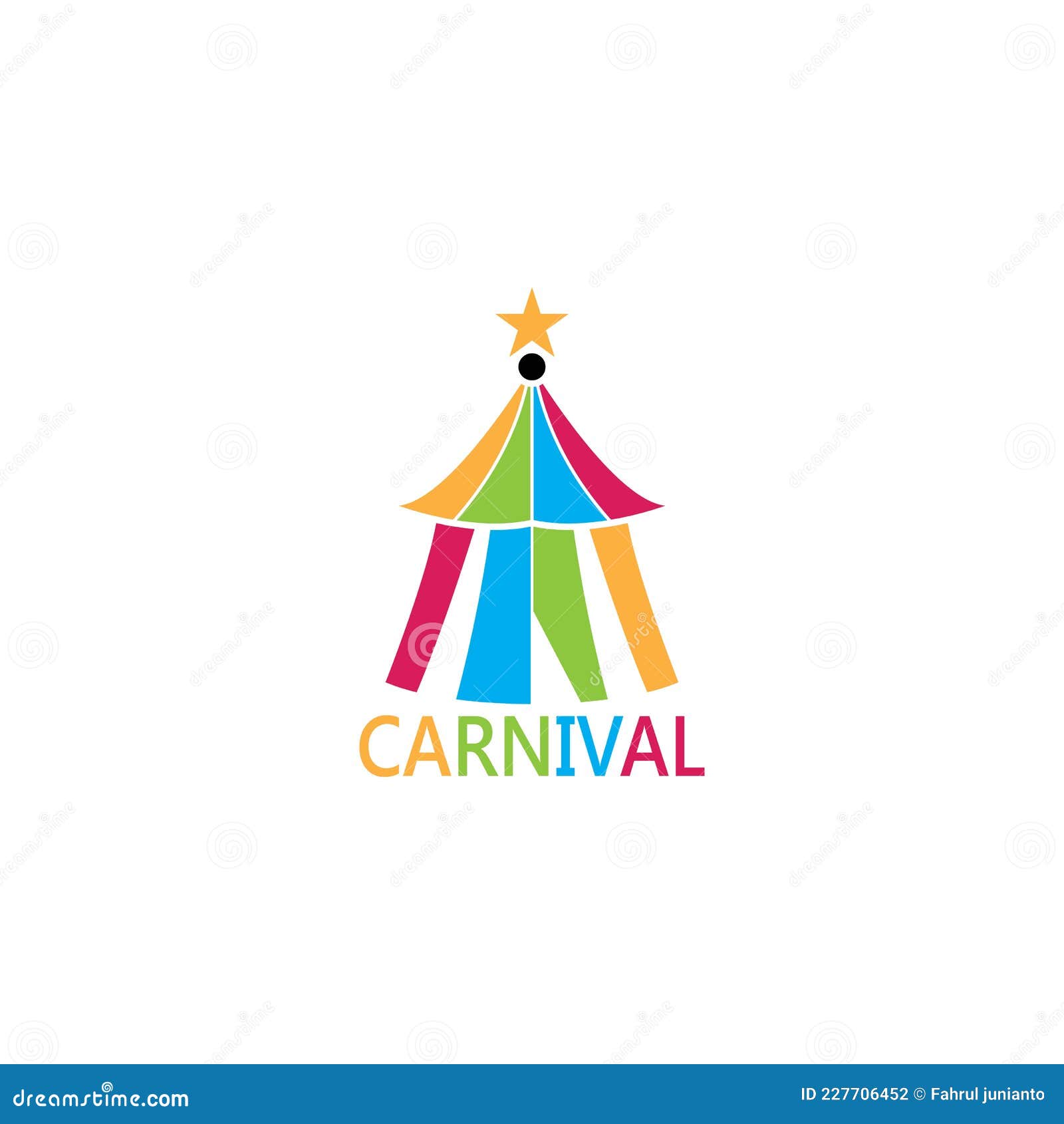 Carnival Icon and Symbol Vector Template Stock Vector - Illustration of ...