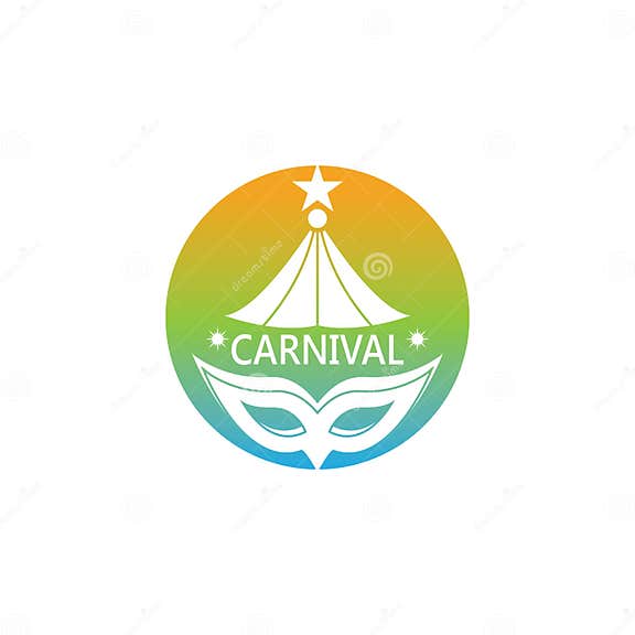 Carnival Icon and Symbol Vector Template Stock Illustration ...