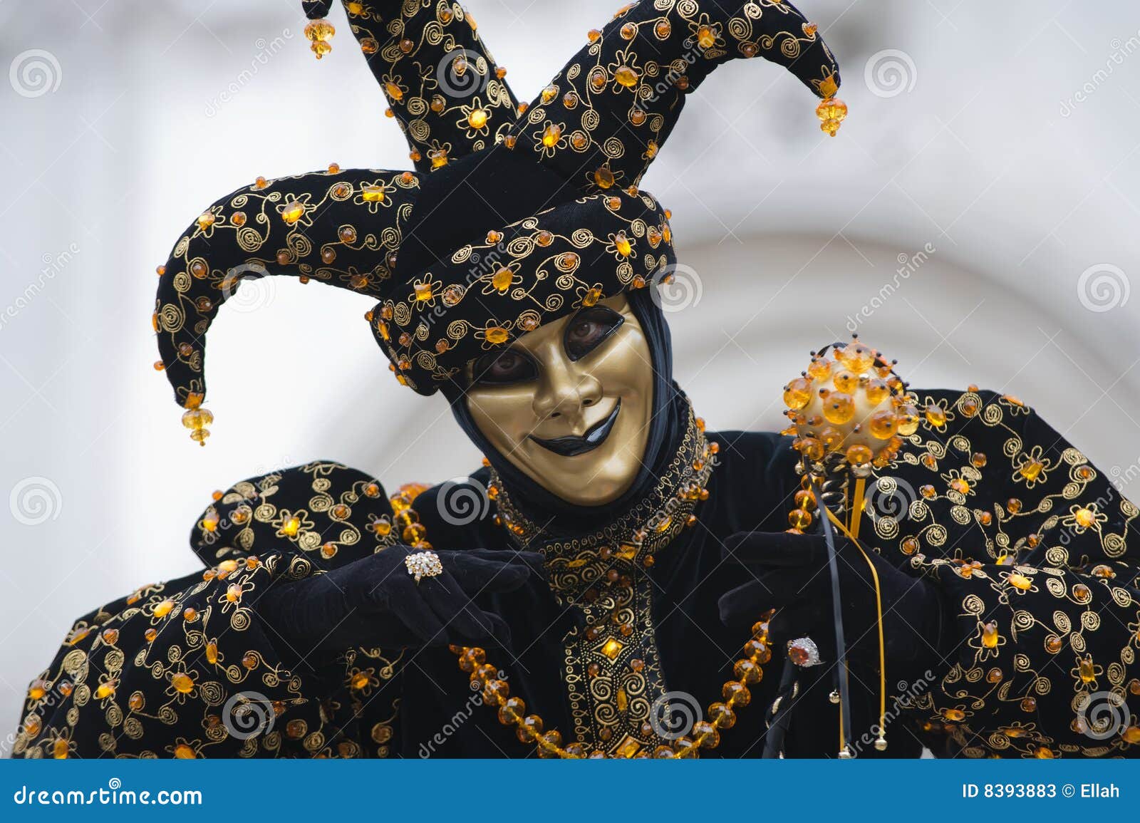 Carnival joker stock image. Image of costume, masquerade - 8393883