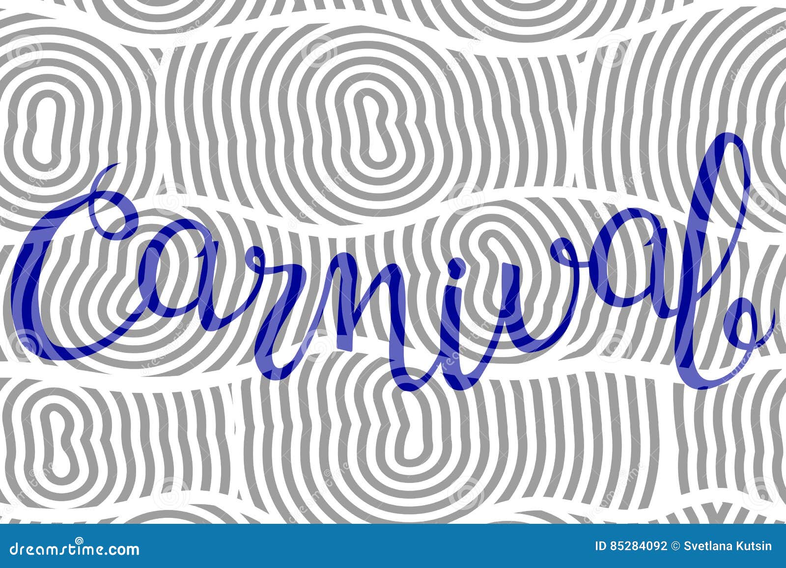 Carnival lettering design. stock illustration. Illustration of hand ...