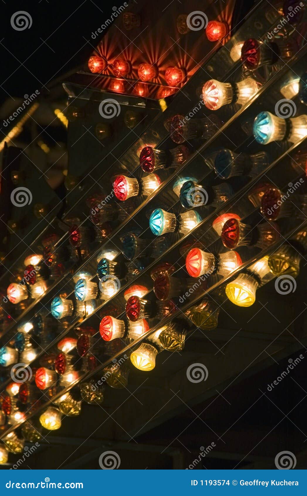 Carnival Lights stock photo. Image of night, attraction - 1193574