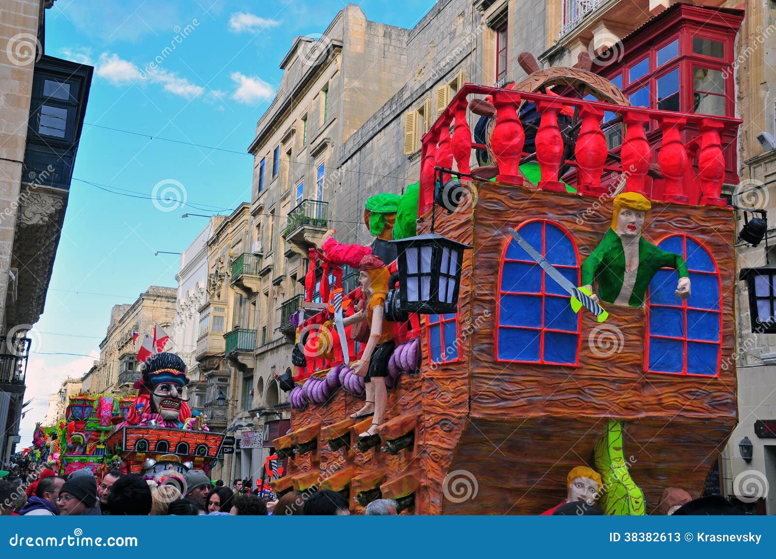 Carnival of Malta 2014 editorial stock photo. Image of event - 38382613