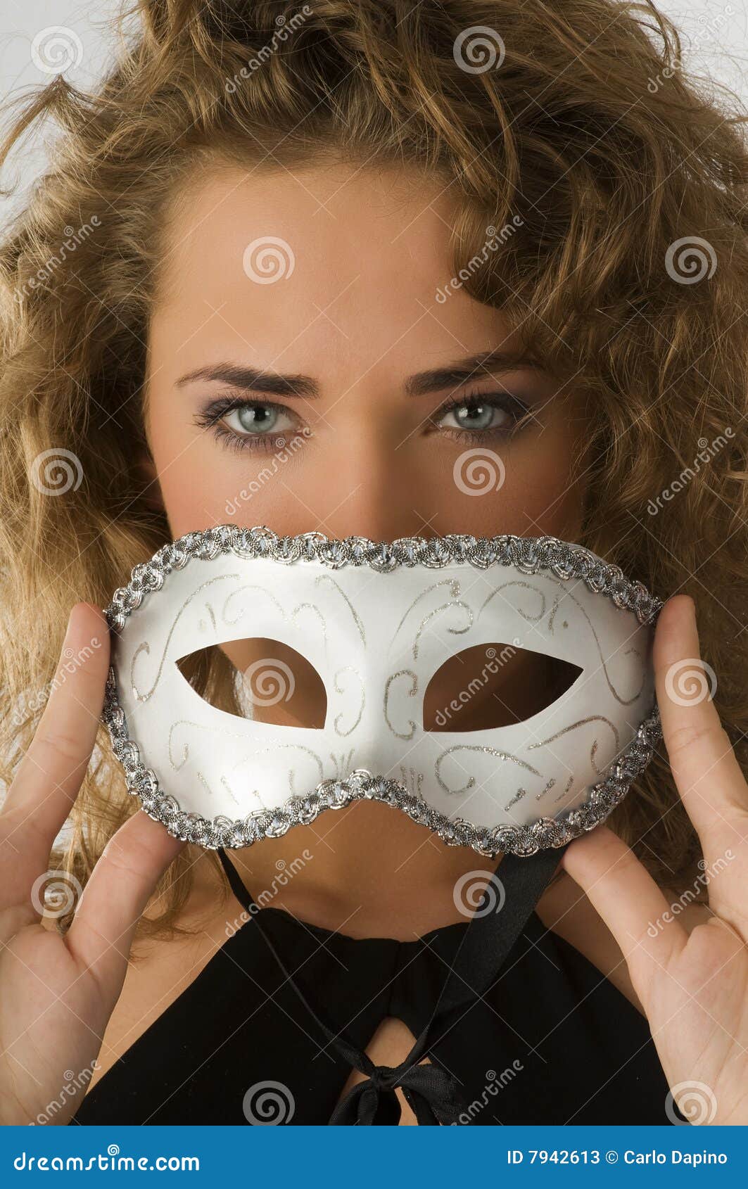 Carnival mask blue eyes stock image. Image of lifestyle - 7942613