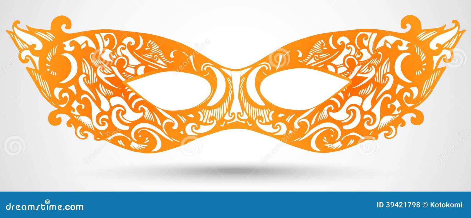 Carnival Mask Illustration. Vector Design Element for Invitation Stock ...
