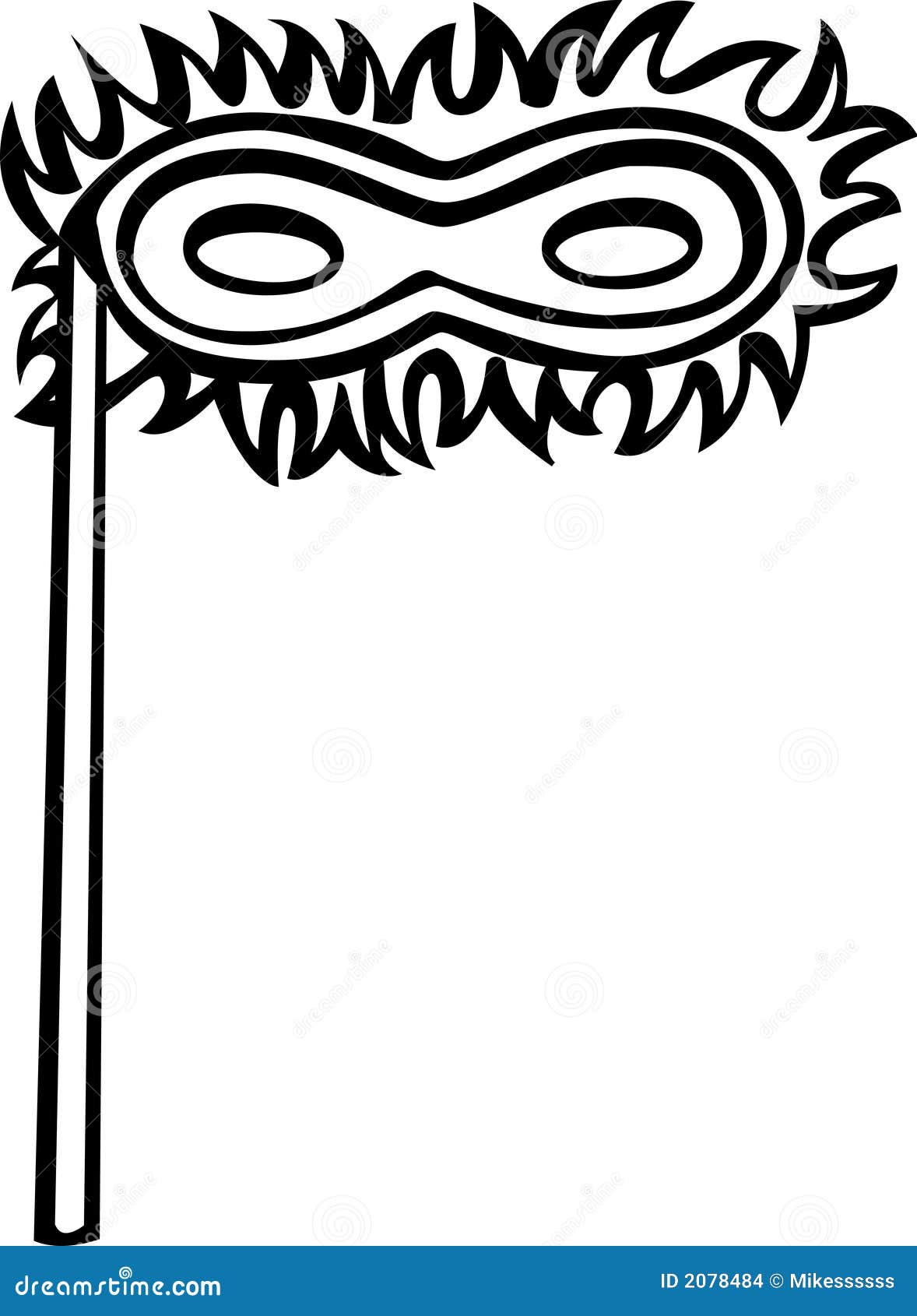 Carnival Mask Vector Illustration Stock Vector - Illustration of ...