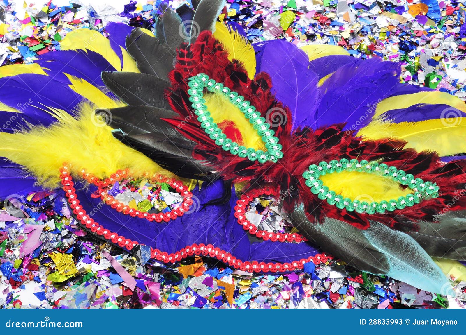 Carnival Masks and Confetti Stock Image - Image of halloween, hidden ...