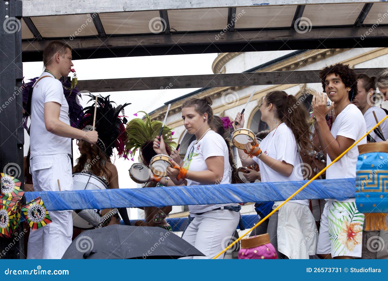 Carnival musicians editorial photo. Image of girl, latin - 26573731