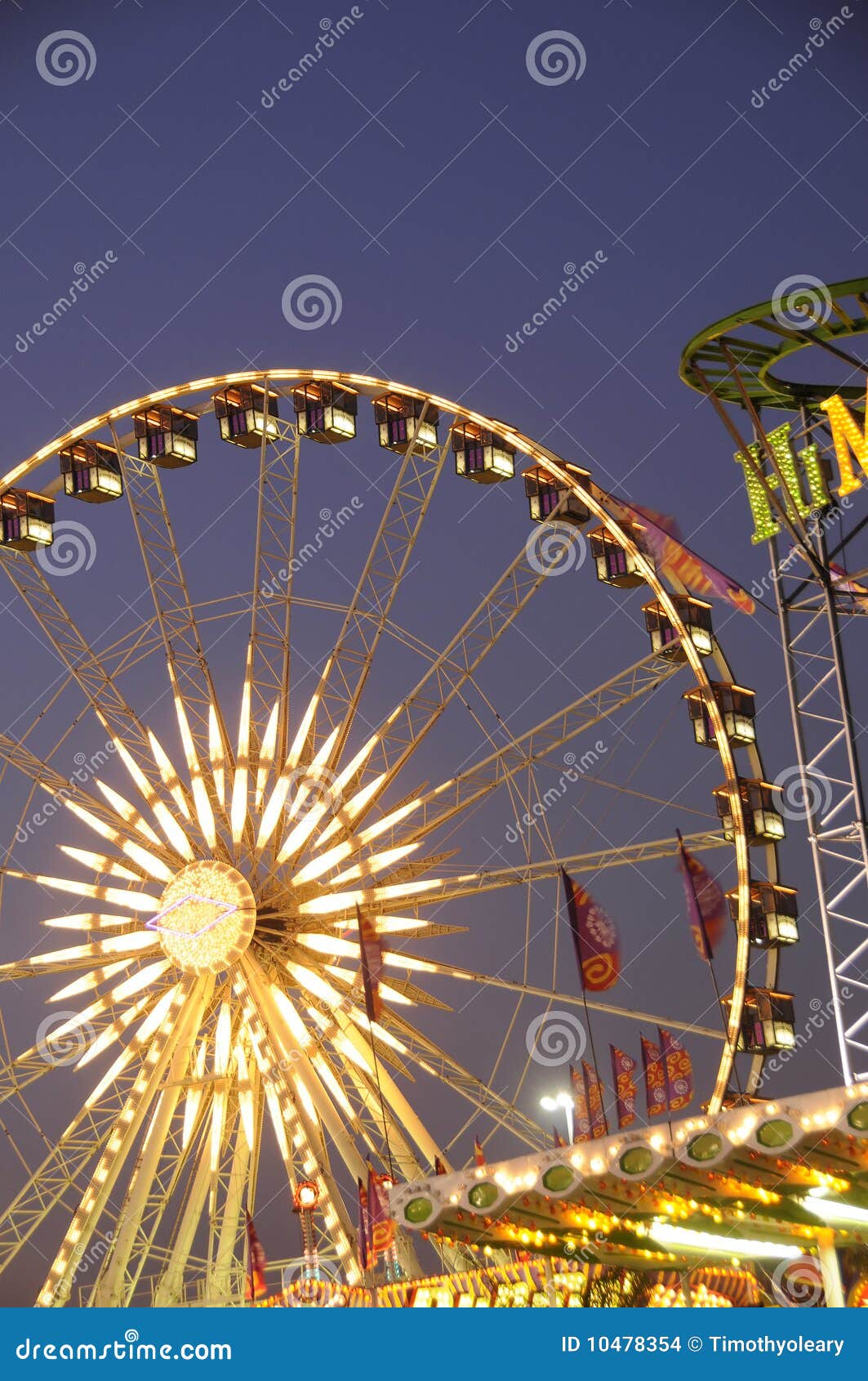 Carnival Night stock photo. Image of night, entertainment - 10478354
