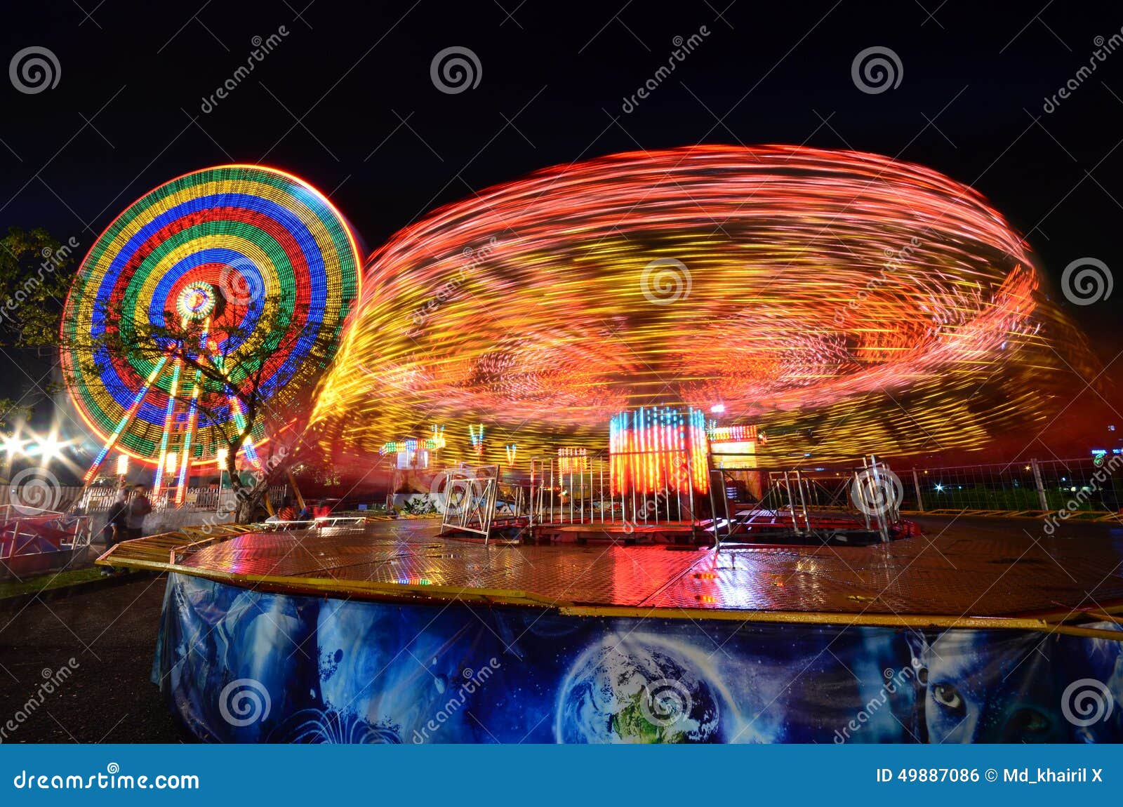 Carnival At Night Photography