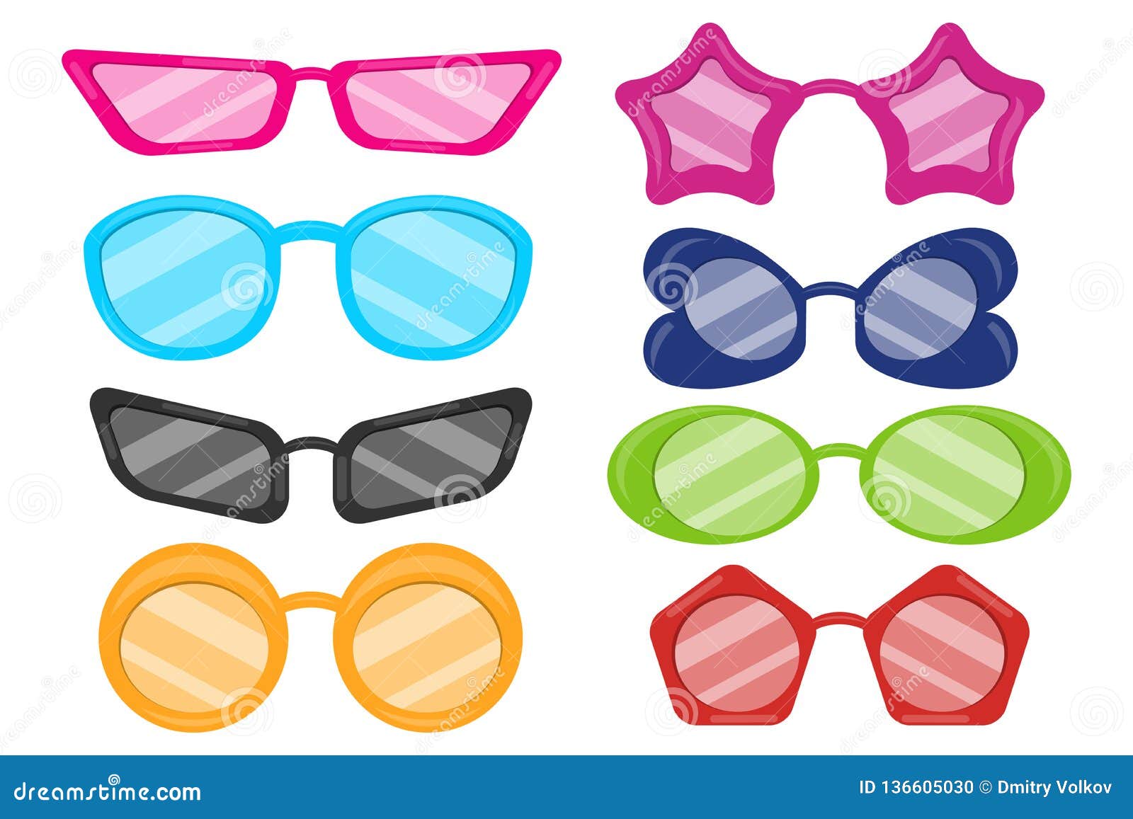 Carnival Party Masquerade Costume Glasses Heart Star Cat Eye Shaped