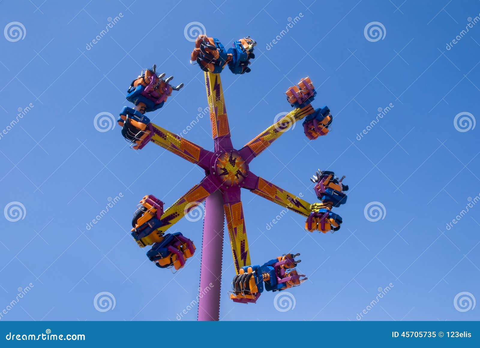 Carnival editorial image. Image of outdoor, fair, machine - 45705735