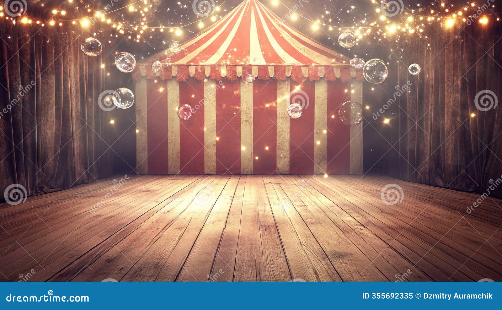 Carnival Poster Layout with Plenty of Room for Text Stock Image - Image ...