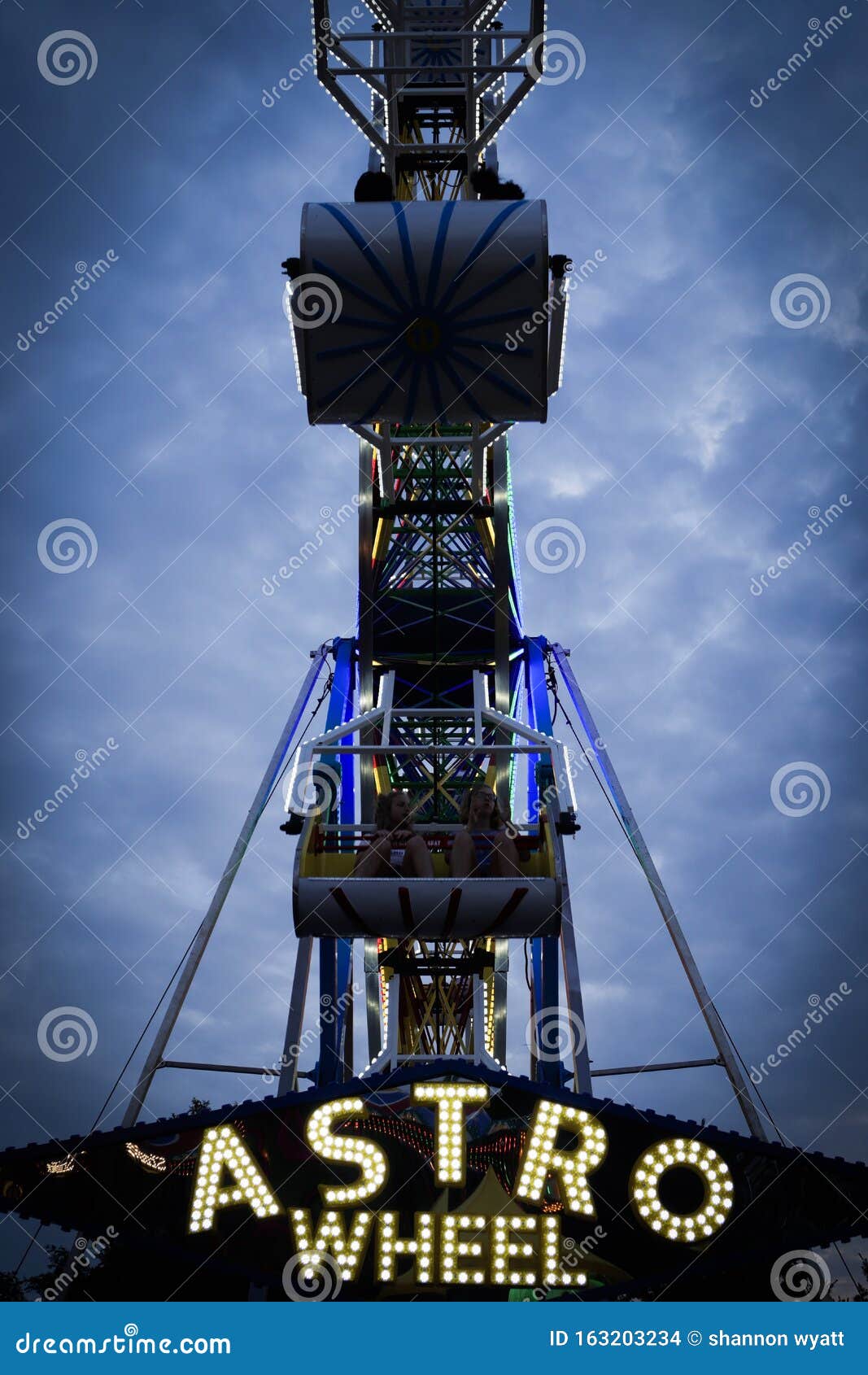 Astro Wheel stock photo. Image of dusk, ride, astro - 163203234