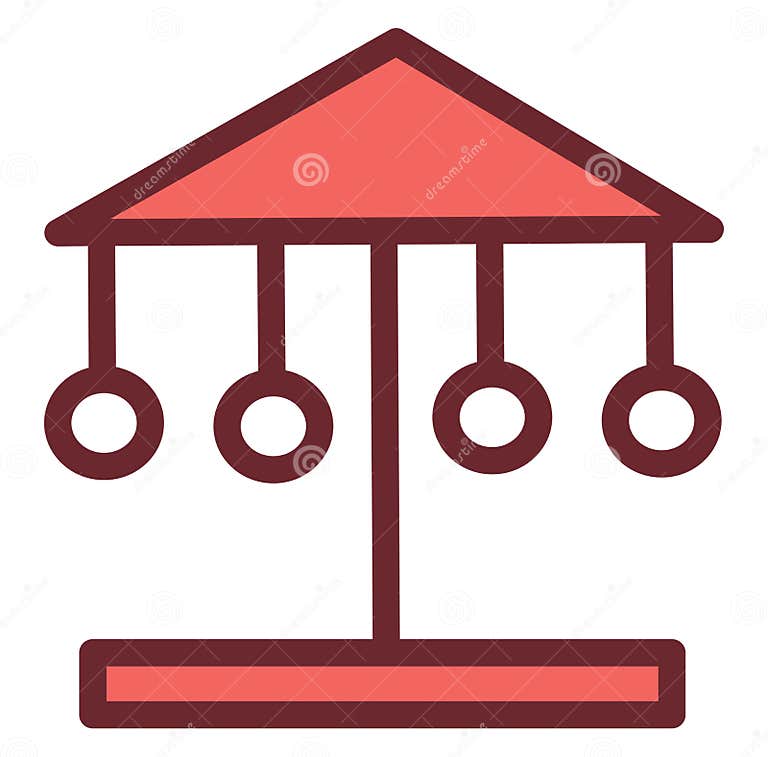 Carnival ride, icon stock vector. Illustration of circus - 258928016