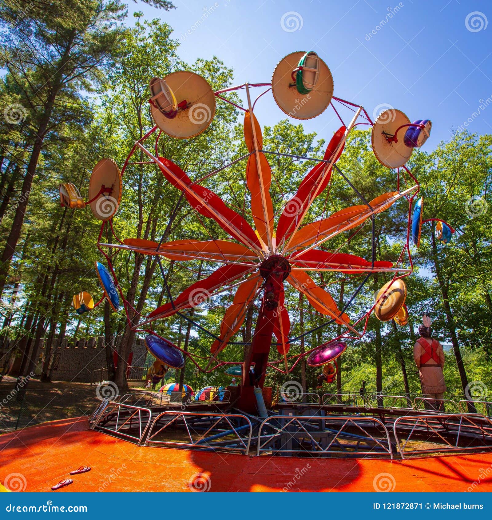 Spinning Carnival Ride Stock Photo | CartoonDealer.com #76542402