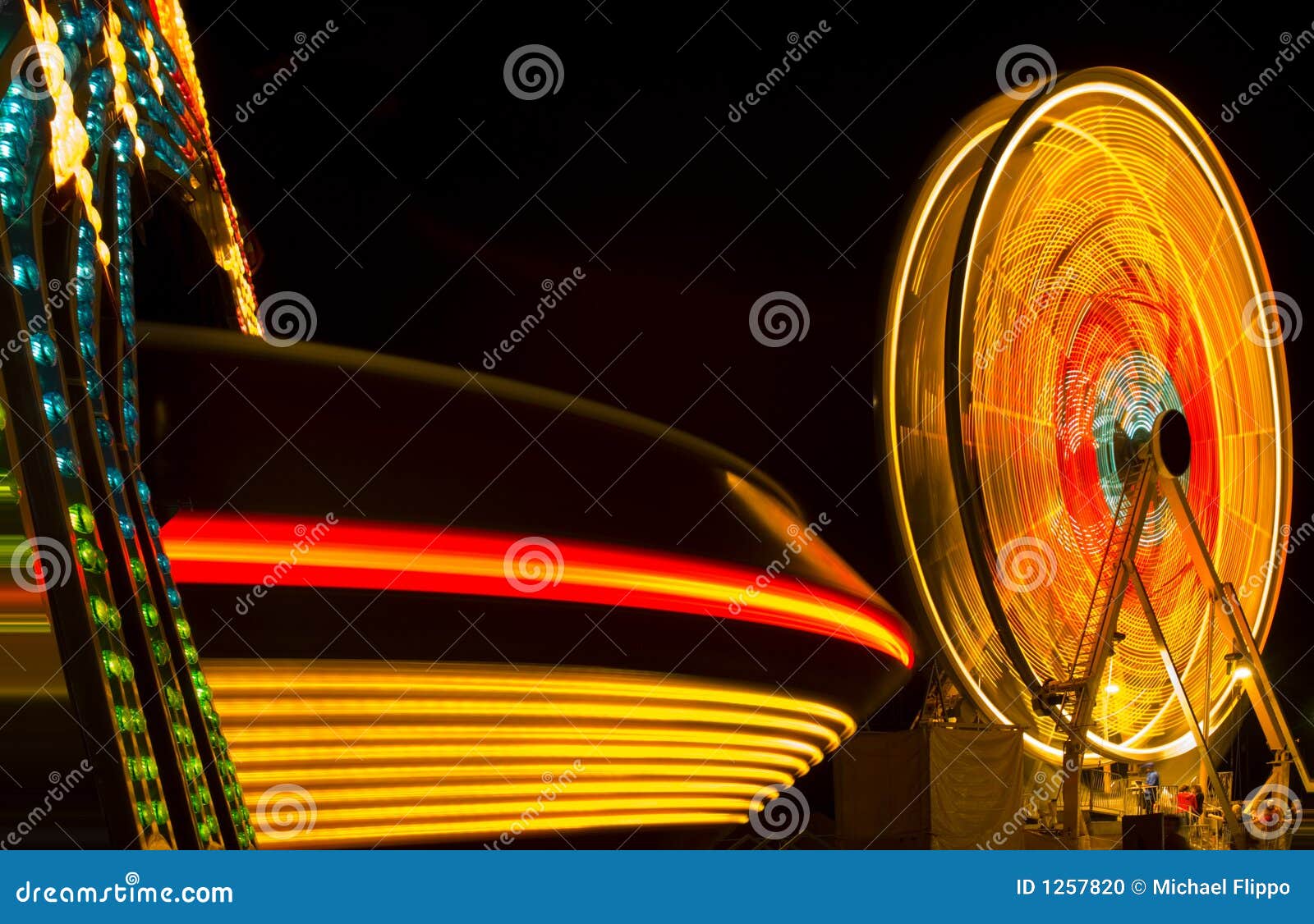 Carnival Rides - Fair stock photo. Image of entertainment - 1257820