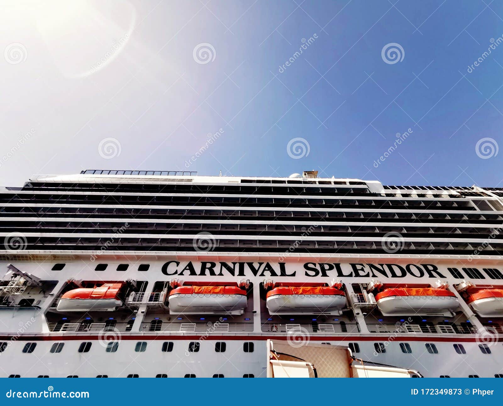 Carnival Splendor Cruise Ship Editorial Stock Photo - Image of carnival ...