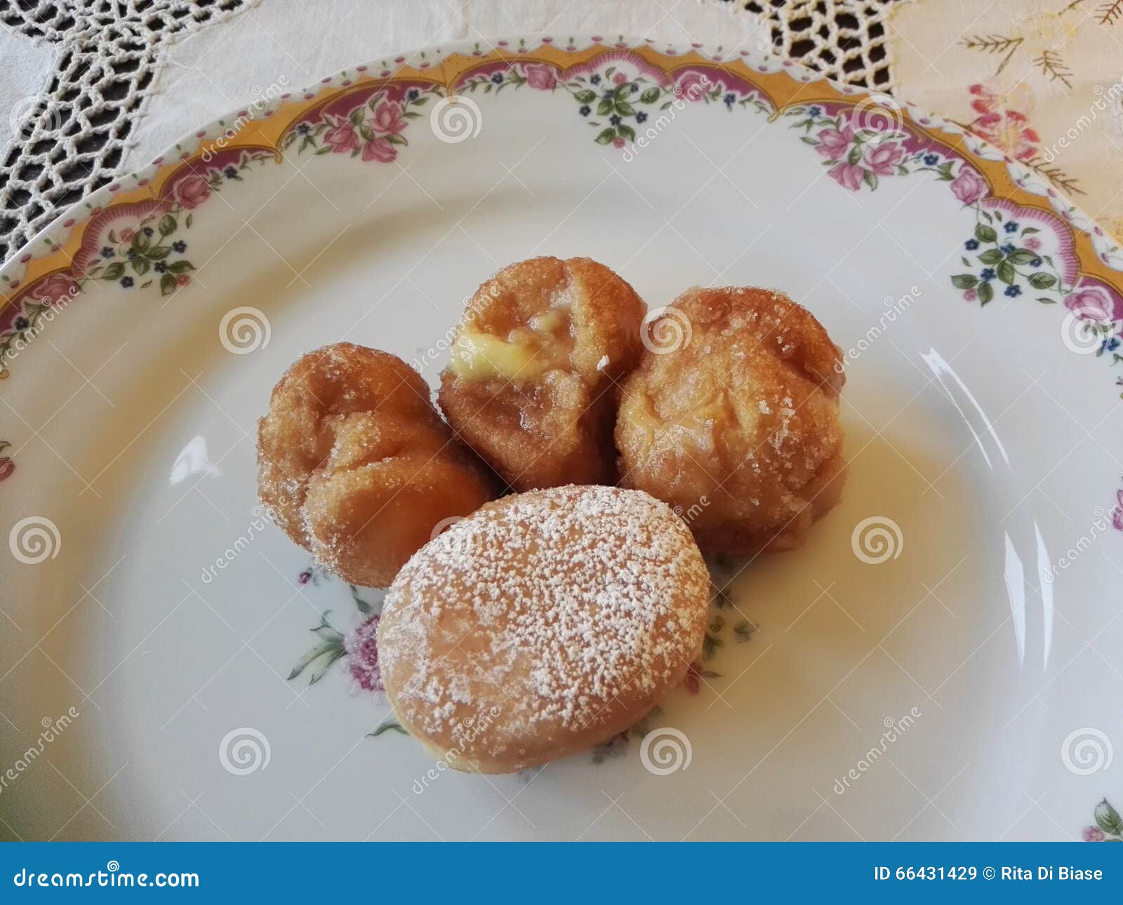 Carnival sweets stock image. Image of dessert, cream - 66431429