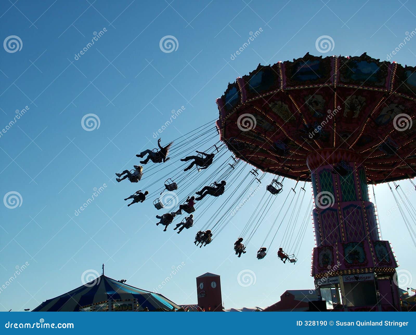 Carnival Swing stock photo. Image of thrill, exciting, carnival - 328190