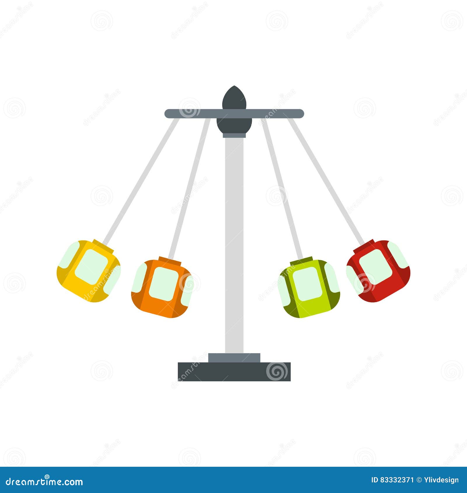 Carnival Swing Ride Stock Image | CartoonDealer.com #82726873