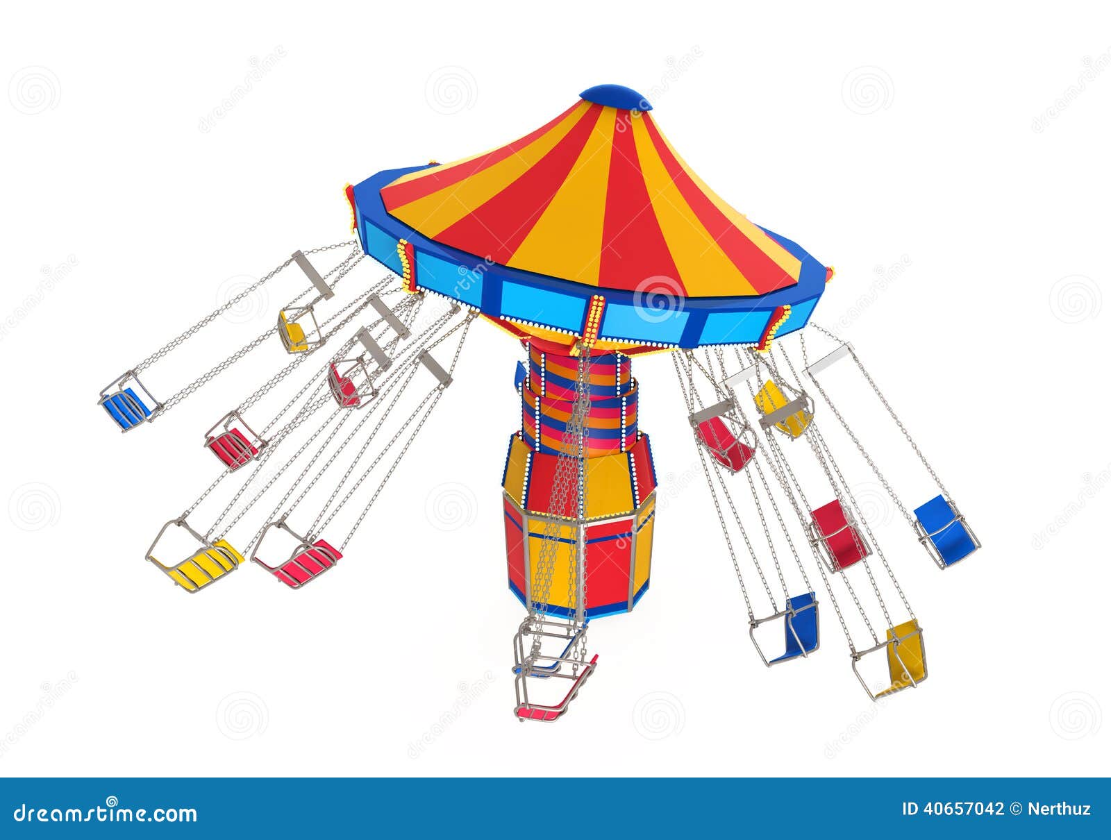 Carnival Swing Ride Stock Image | CartoonDealer.com #82726873