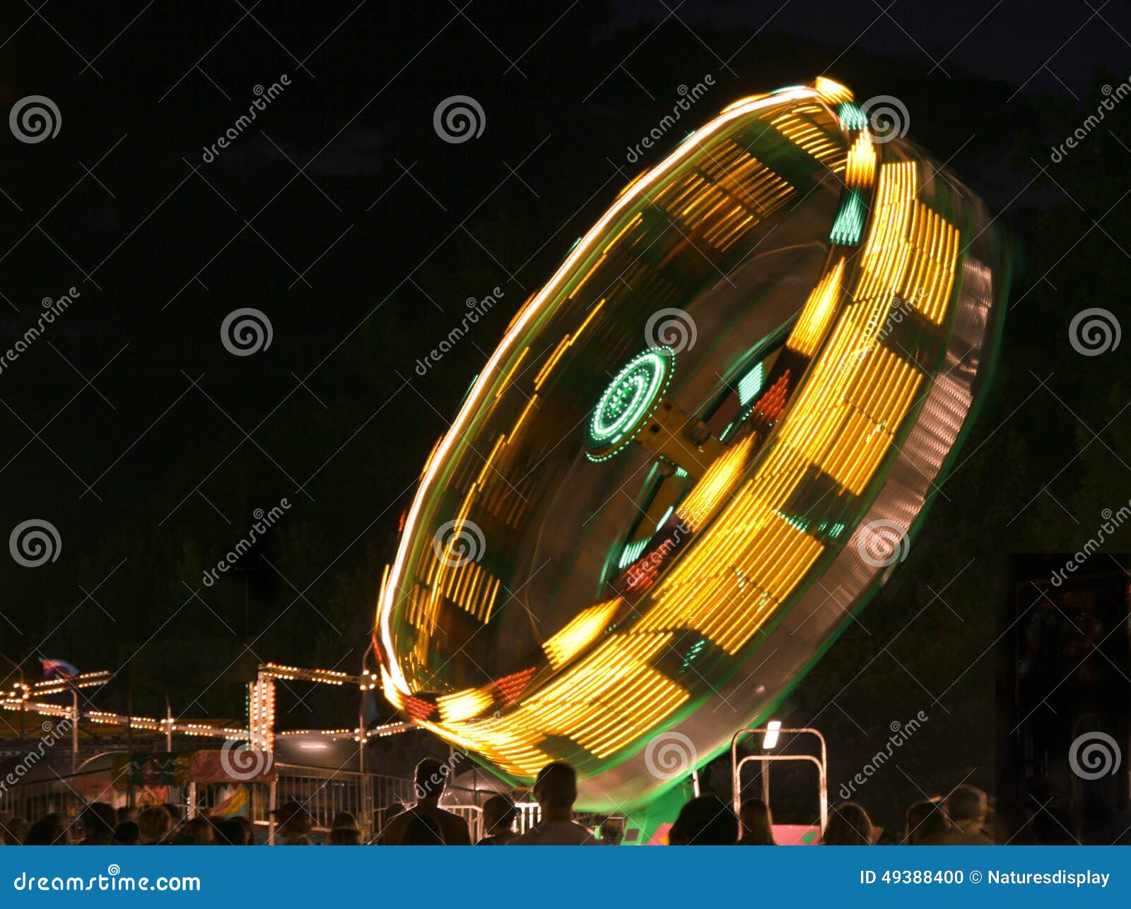 Carnival thrill ride editorial image. Image of thrilling - 49388400
