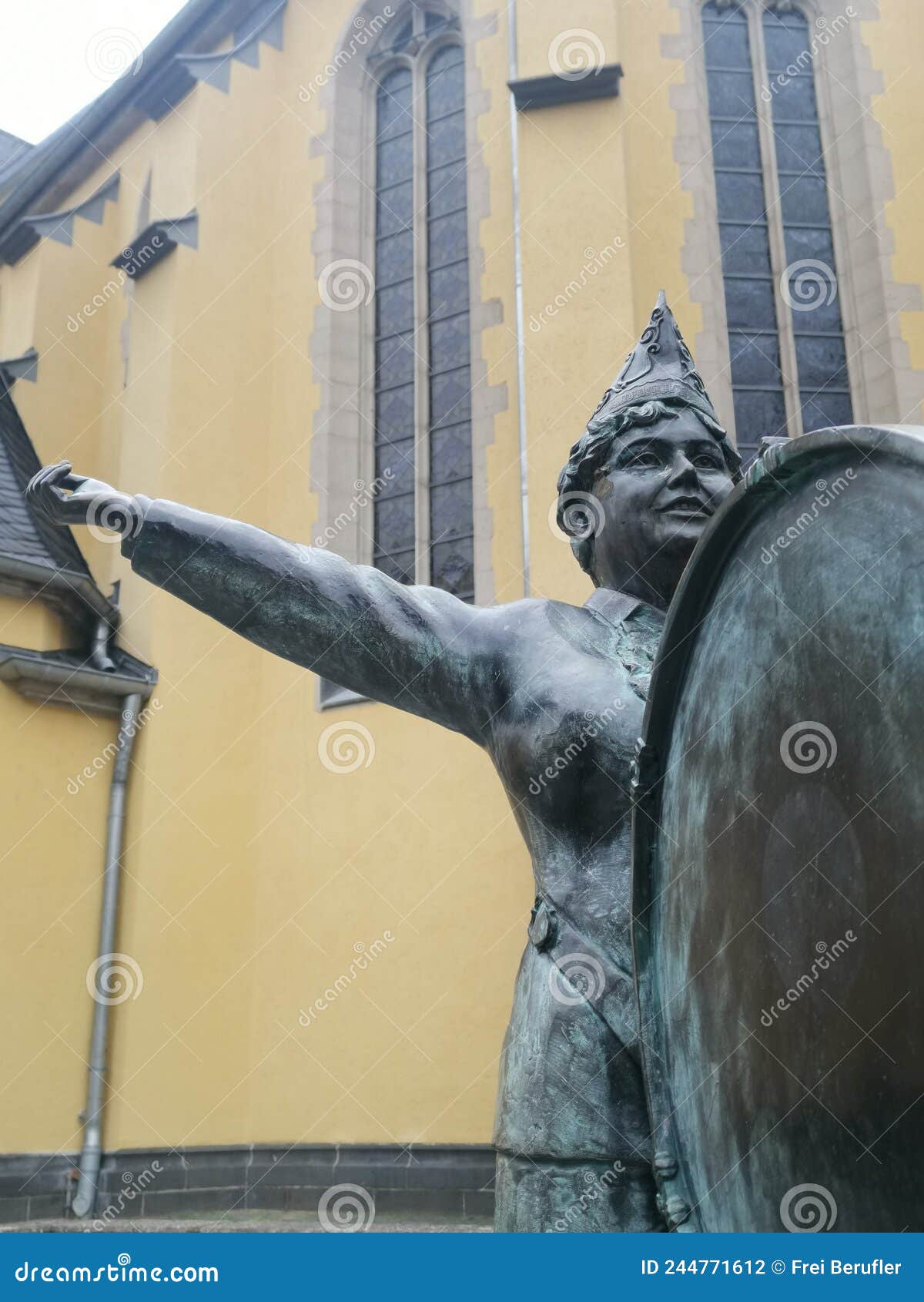 Carnival Tradition Represented in a Statue in the Cologne District ...
