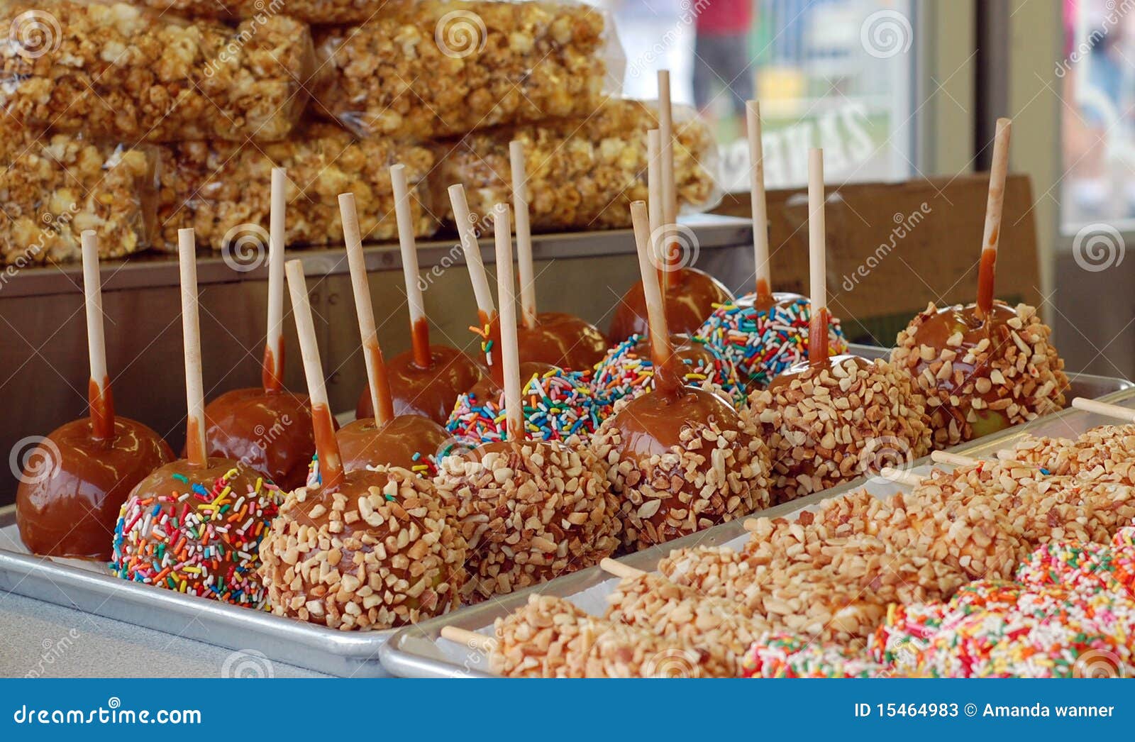Carnival Treats stock image. Image of caramelize, fair - 15464983