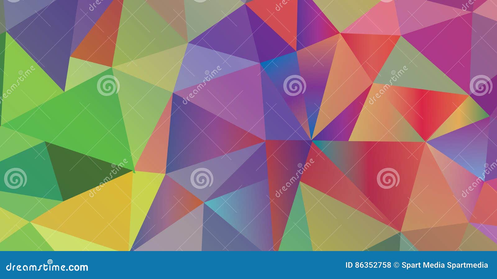 Abstract Carnival Colorful Geometric Triangle Pattern Stock Vector ...