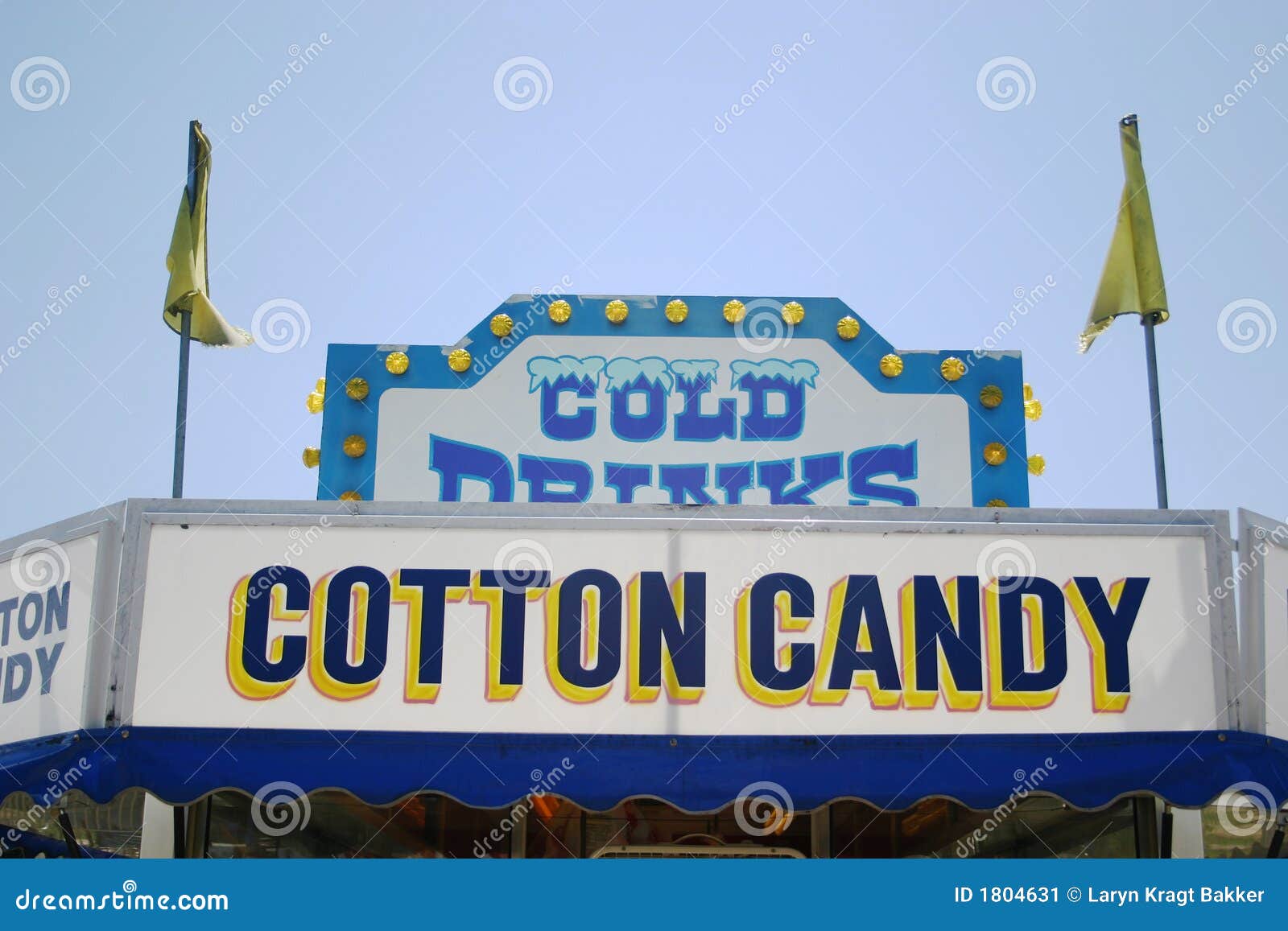 Cotton Candy Carnival Sign
