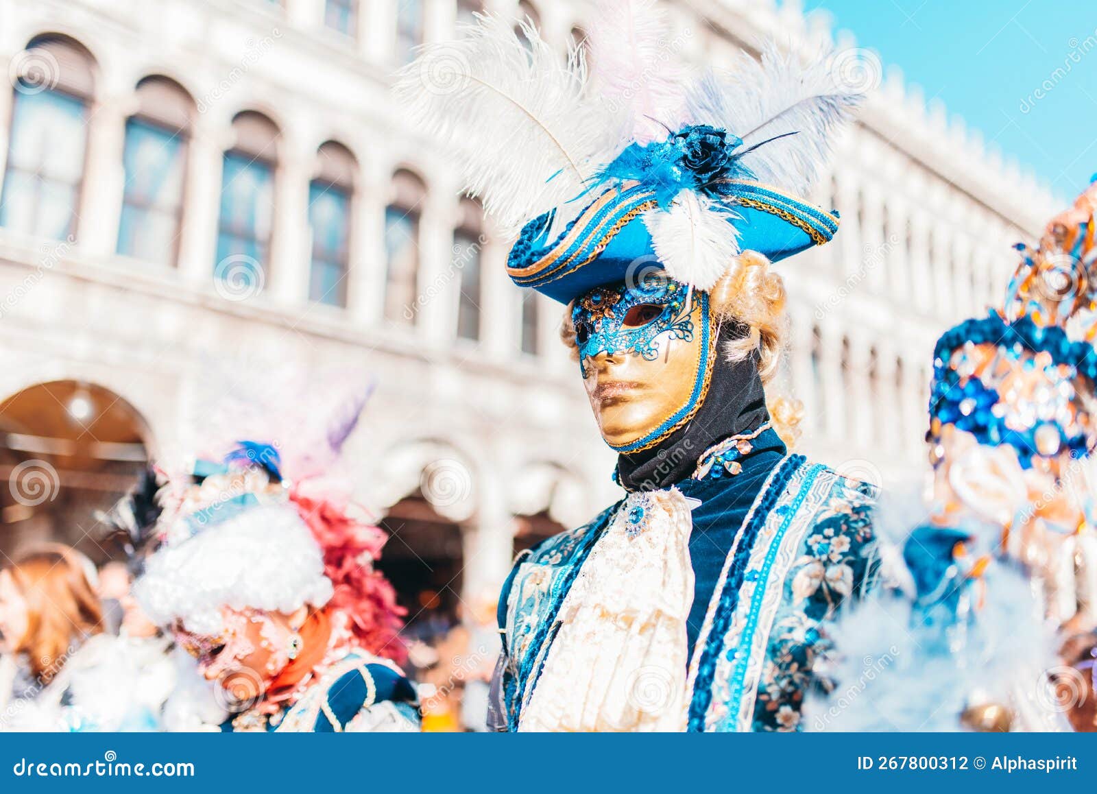 Carnival in Venice with Typical Characters of the Festivity Editorial ...