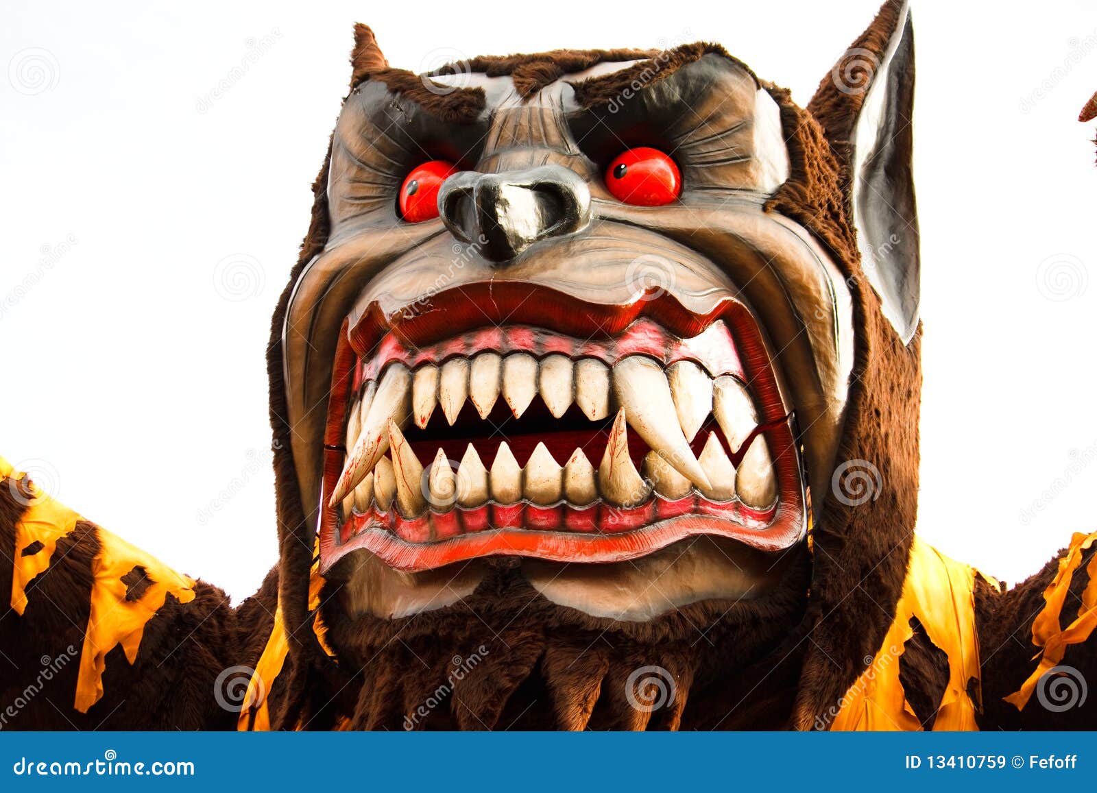 Carnival Wolf Float stock image. Image of grotesque, spray - 13410759