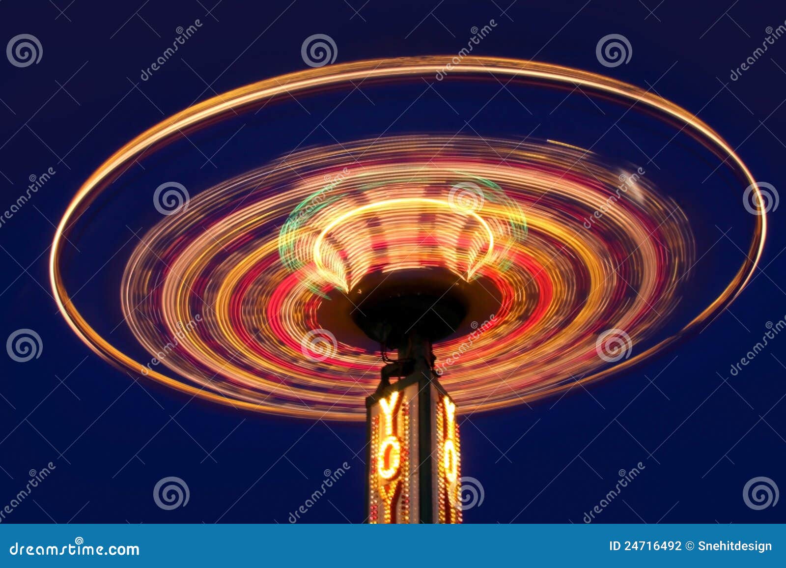 Carnival yoyo wheel stock photo. Image of fair, event - 24716492