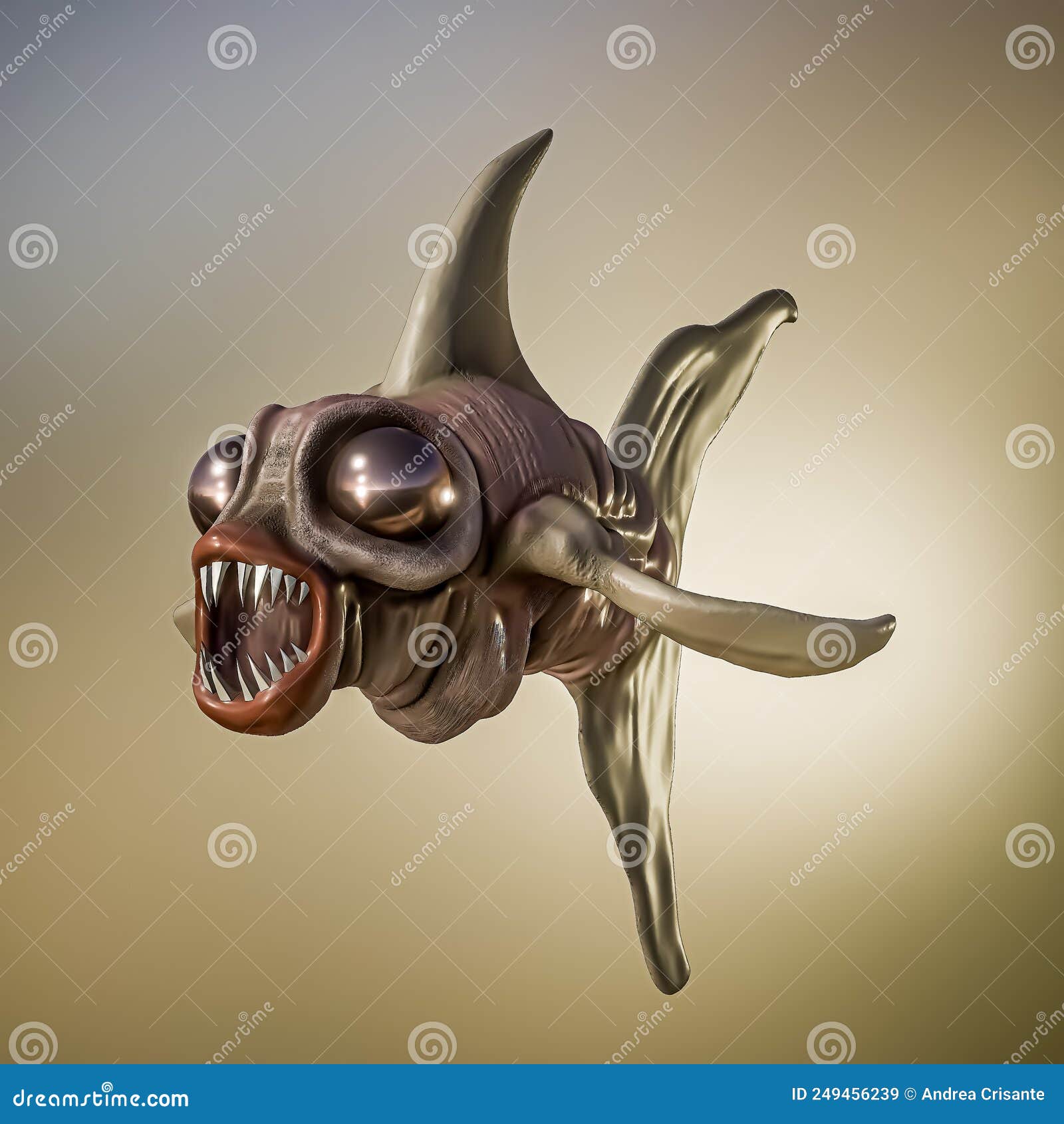 Carnivorous fish stock illustration. Illustration of wildlife - 249456239