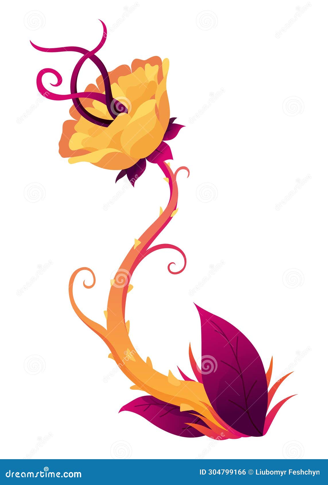 Carnivorous Monster Plant Vector Illustration | CartoonDealer.com ... Carnivorous Monster Plant Vector Illustration | CartoonDealer.com ...