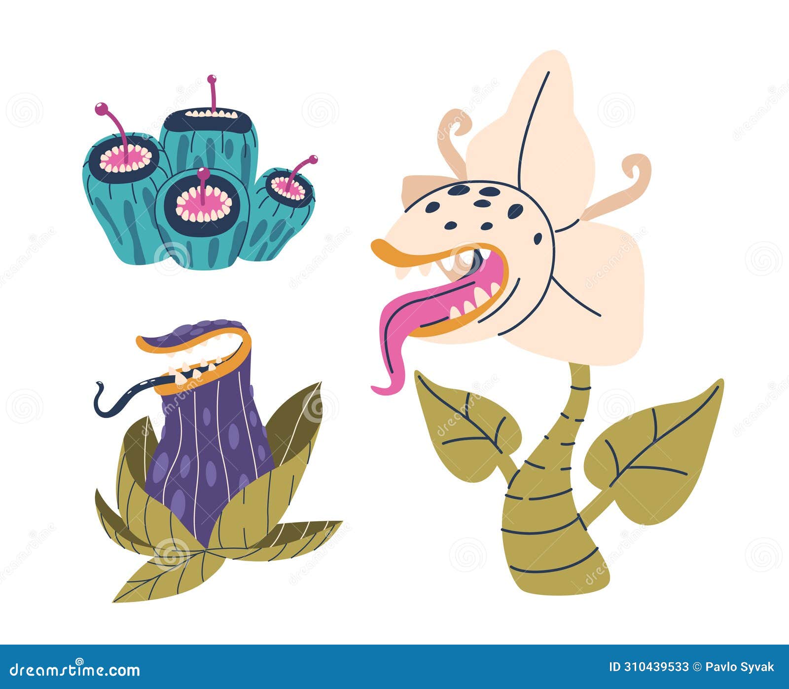 Carnivorous Plants Lure, Capture And Digest Insects And Small Animals ...