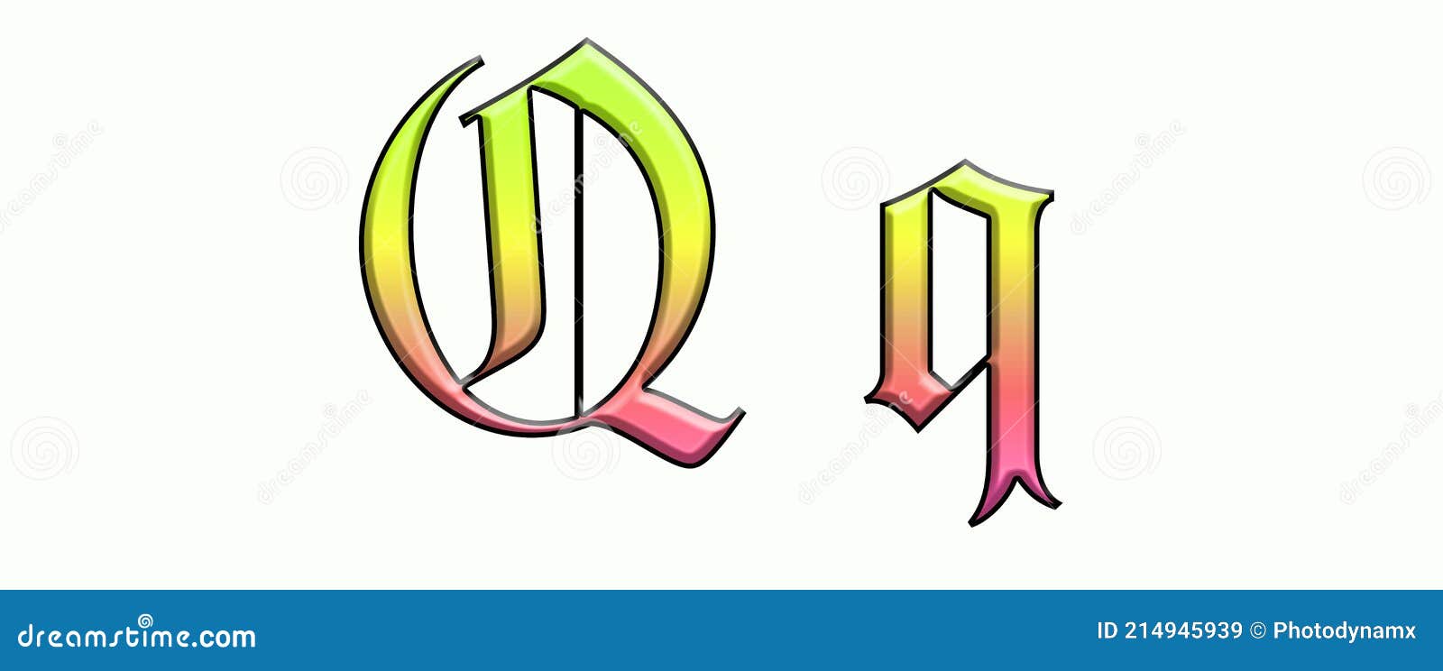 Carol Gothic Font Fonts Gradient Sans Serif Alphabet Letters ...