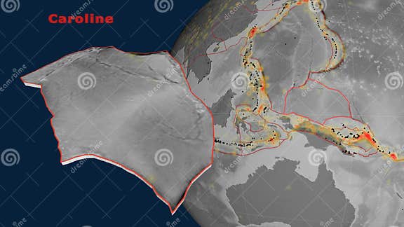 Caroline Plate Described and Presented - Grayscale Stock Illustration ...
