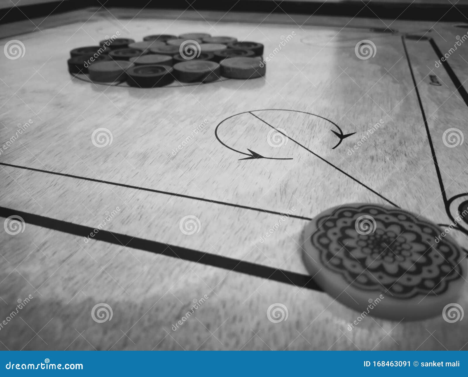 Carom Board Game Best Indoor Game Stock Image - Image of indoor, board ...