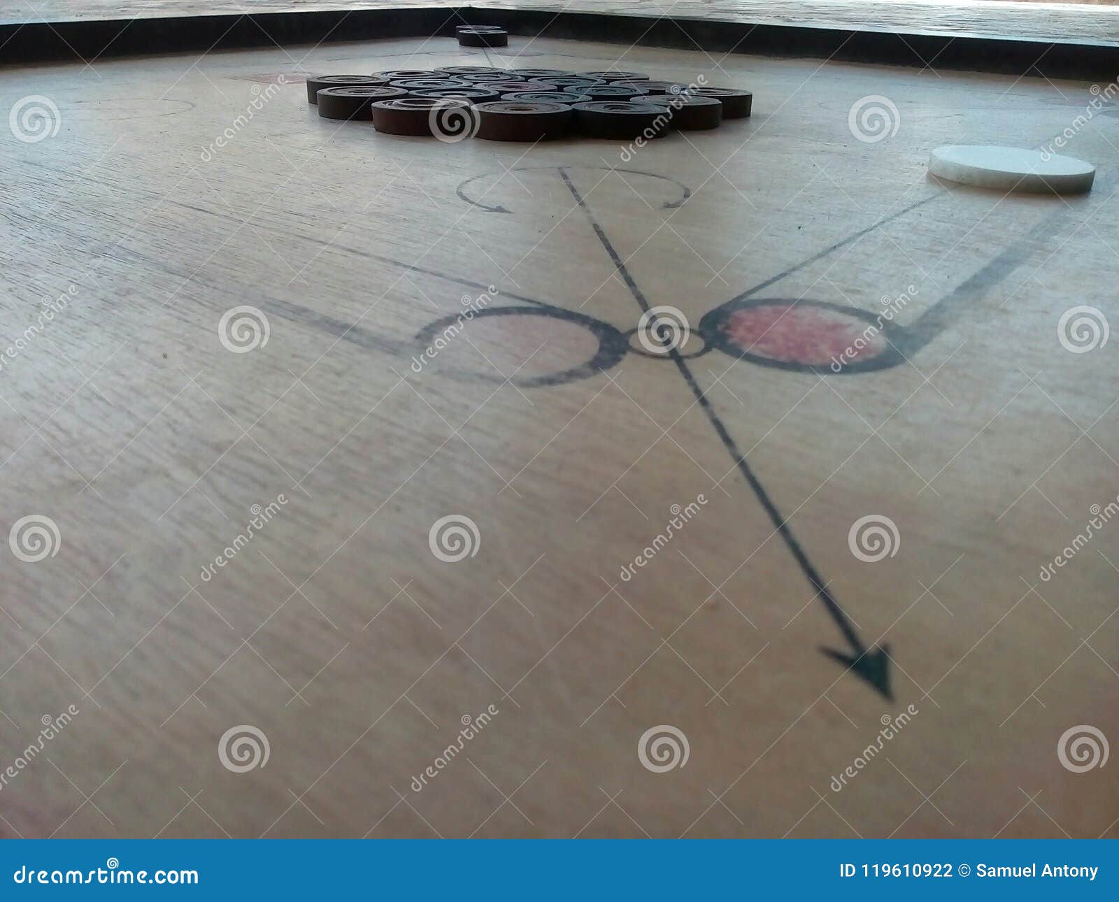 Carom board stock photo. Image of carom, game, japangame - 119610922