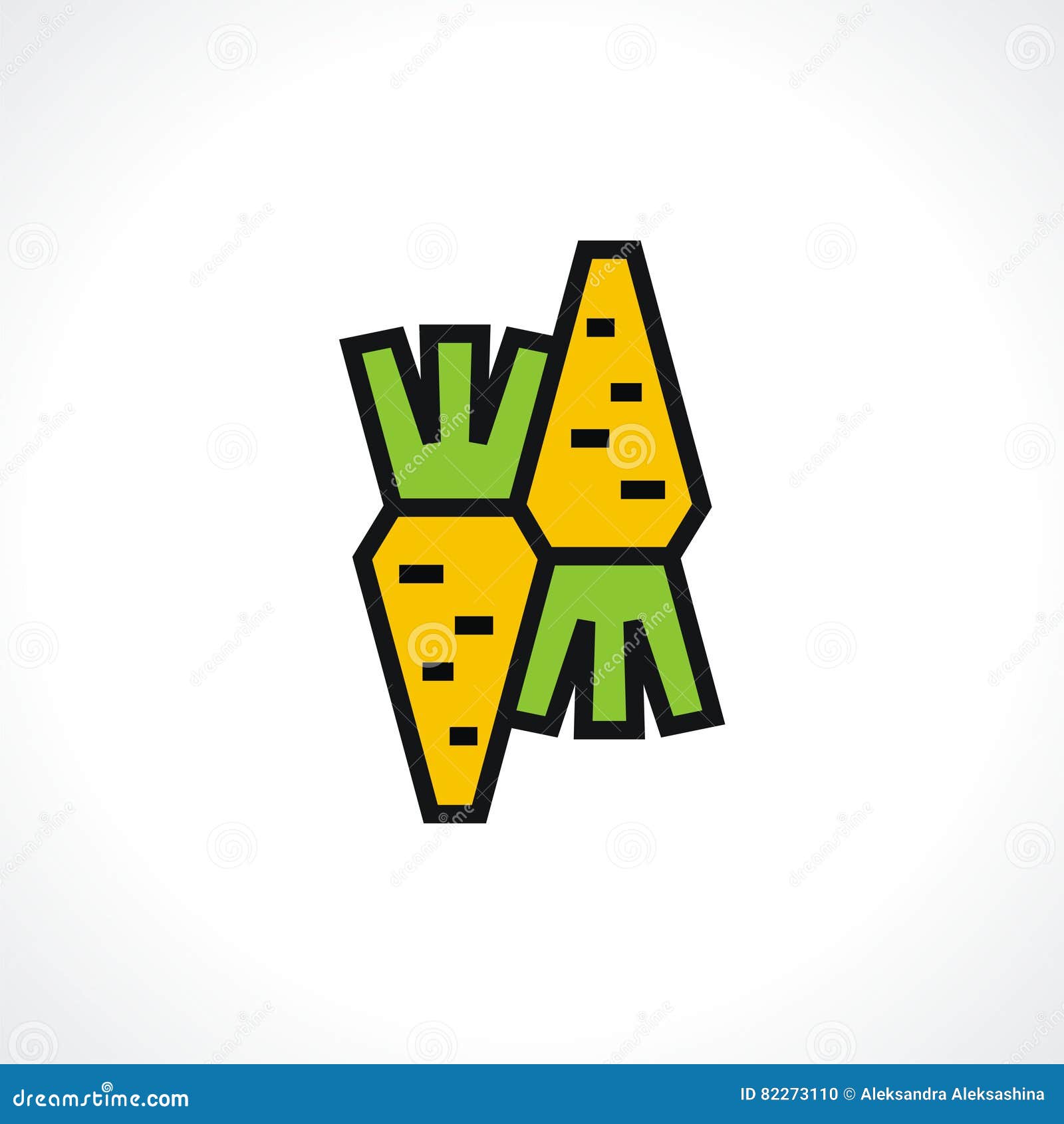 Carote di logo illustrazione vettoriale. Illustrazione di grafico ...