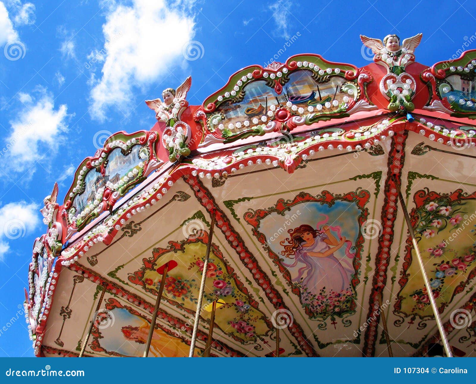 Red Carousel Stock Image | CartoonDealer.com #186793675